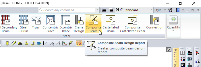 Composite Beam Design Report