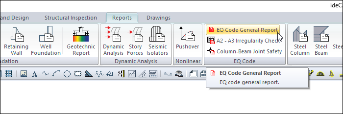 EQ Code General Report