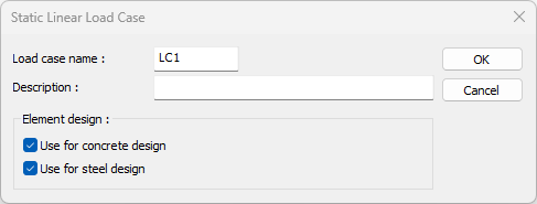 Static Linear Load Case