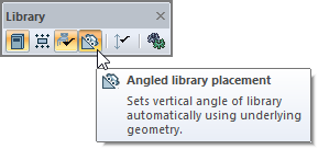 Angled Library Placement