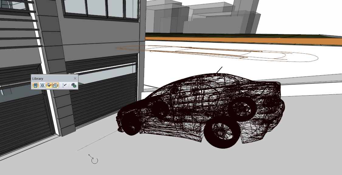 Angled Library Placement