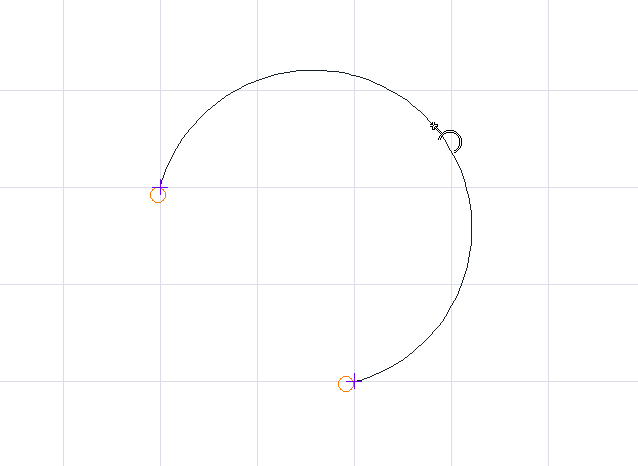 Drawing a Arc Axis Through 3 Points