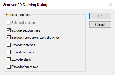 Generate 2D Drawing
