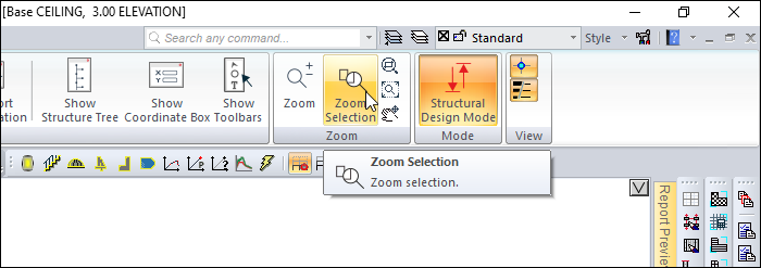 Zoom Selection Command