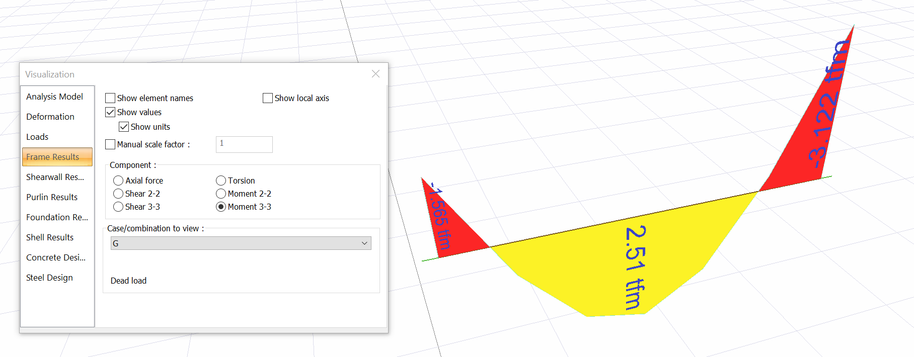 Instantaneous and Time Dependent Deflection Example 1
