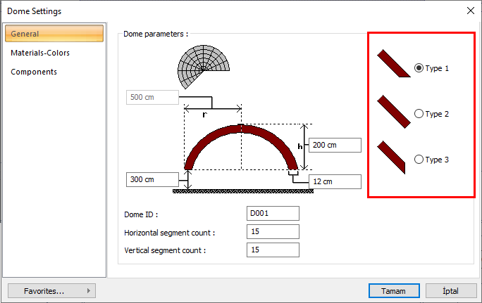 Determining the Eaves Types