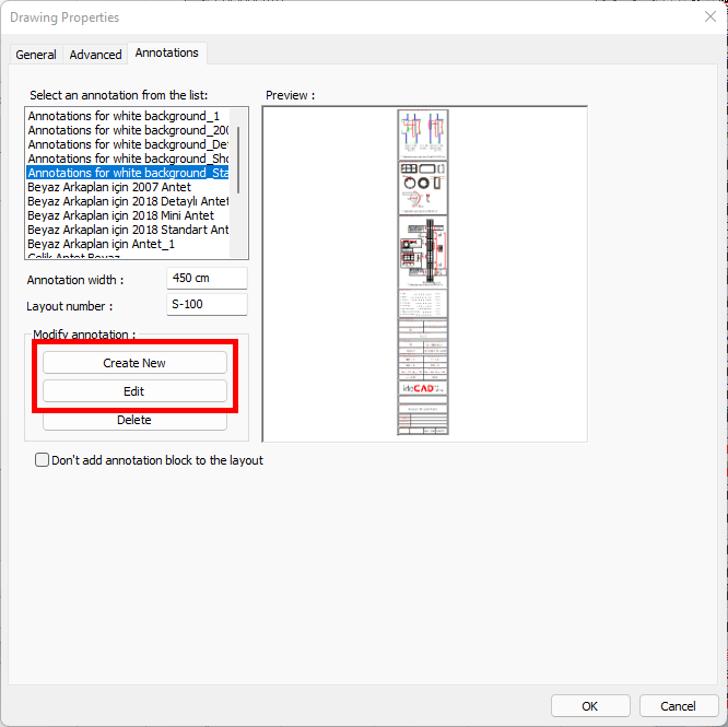 Creating a New Annotations