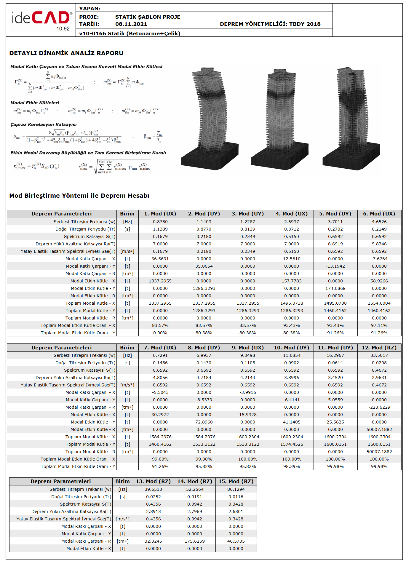 Modal Additive Multiplier and Base Shear Modal Effective Mass