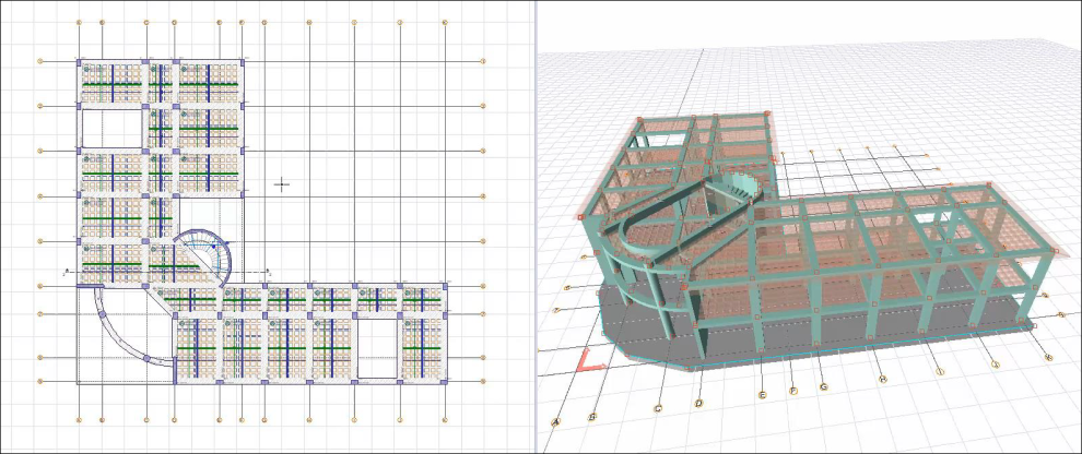 Semi-Rigid Diaphragm (Elastic Diaphragm) Behavior